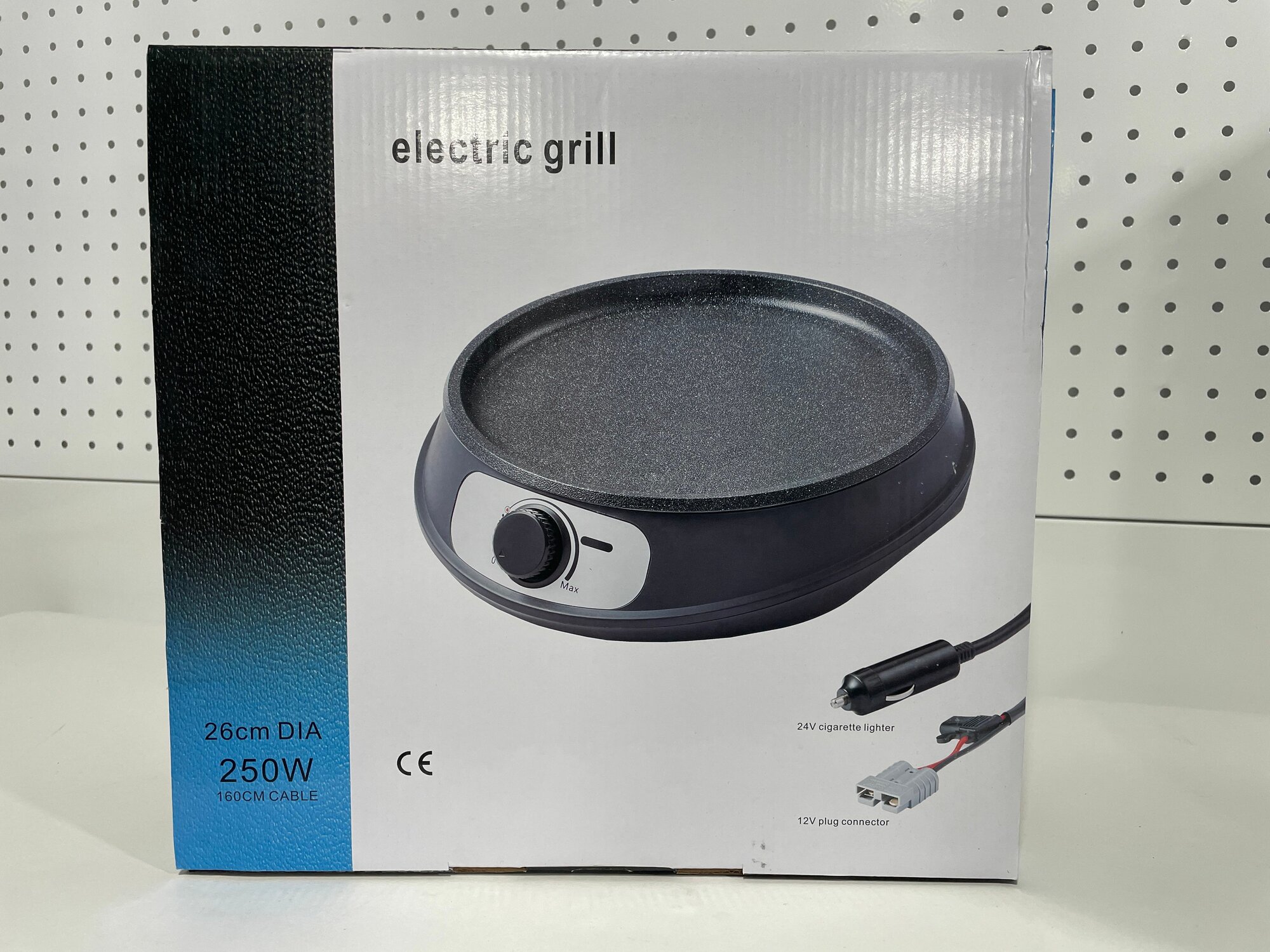 AR-50KD / 24V Электрическая сковорода, 26 см, от сети 24 вольта, с крышкой, черный, арт: 9222-К