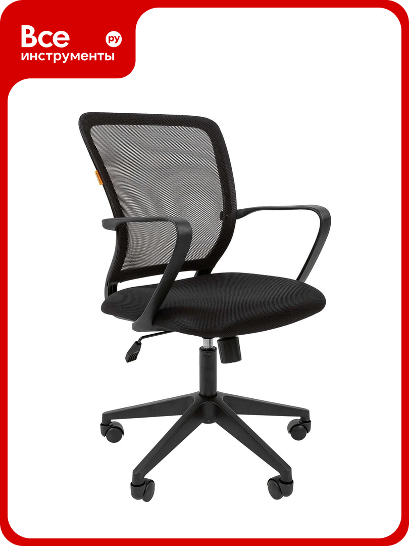 Компьютерное кресло CHAIRMAN 698 TW-01 черный 00-07058331, для работы компьютером