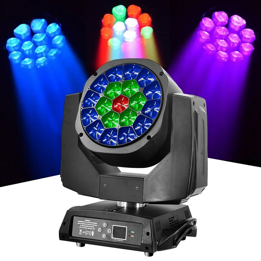 Lfocus MH-4 Моторизированная световая "голова", RGBW, 19х15Вт