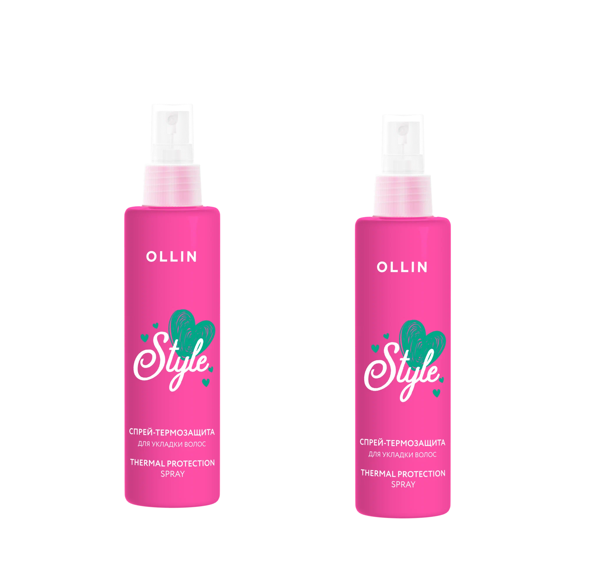 Спрей-термозащита Ollin для укладки волос Beauty Style, 150 мл, 2 уп
