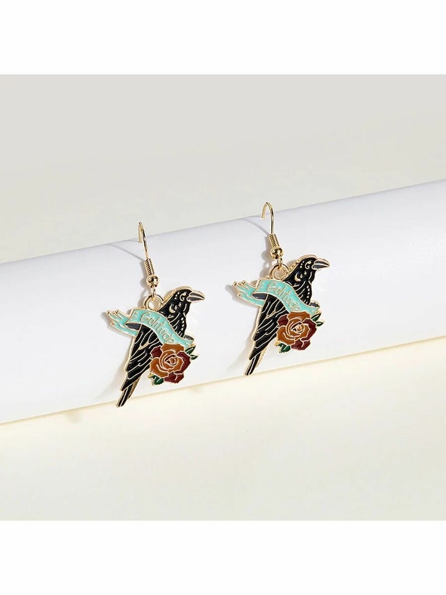 Серьги, эмаль