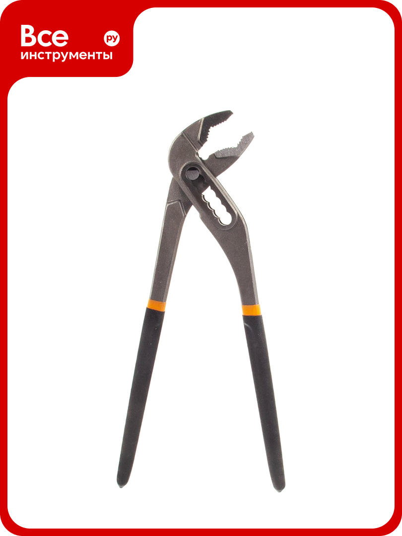 Переставные клещи 300 мм обливные рукоятки Вихрь 73/6/3/5, для монтажа и демонтажа