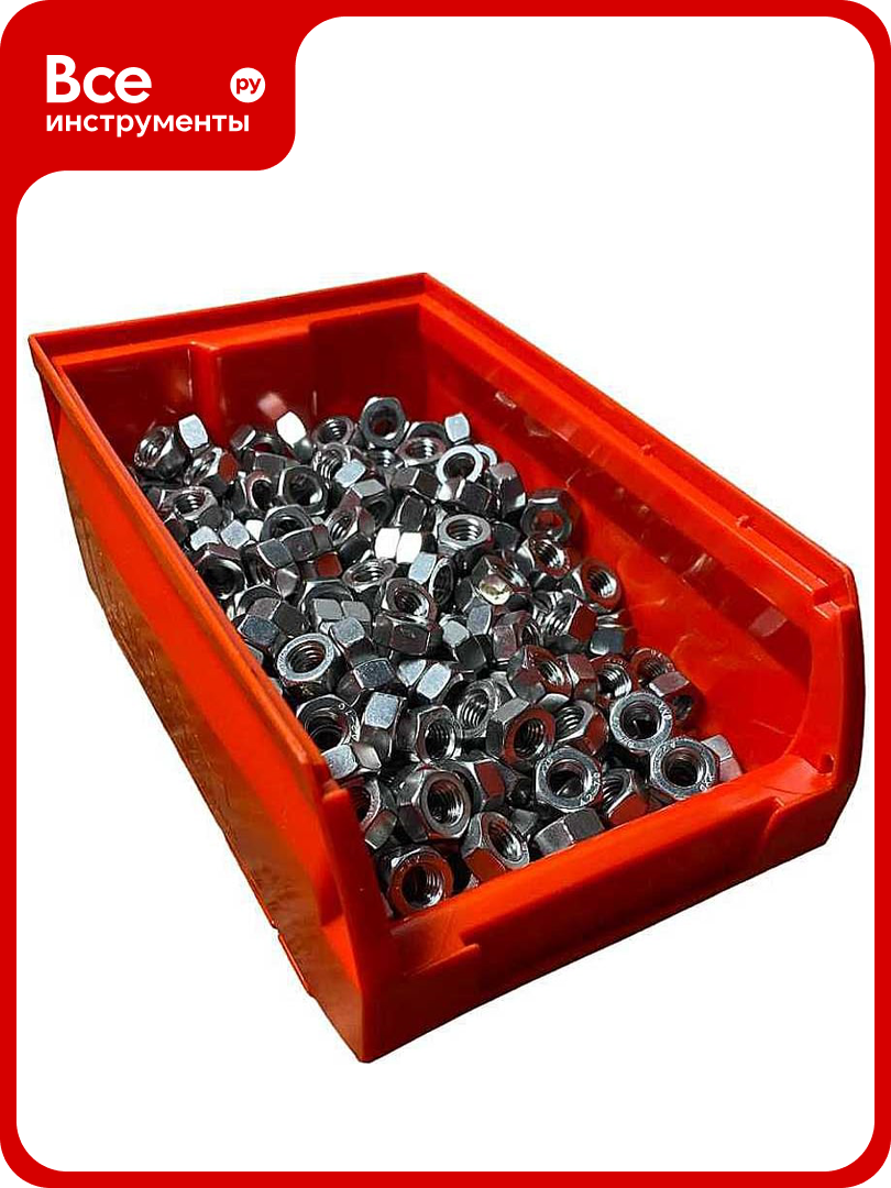 Гайка нержавеющая 23 Болта М8 DIN 934 А2 500 шт. с контейнером 11364