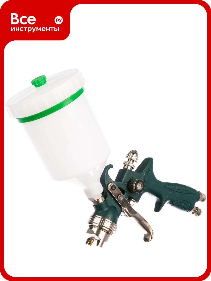 Пневматический краскопульт KRAFTOOL AirKraft 06522-1.4, 1.4 мм, из качественных