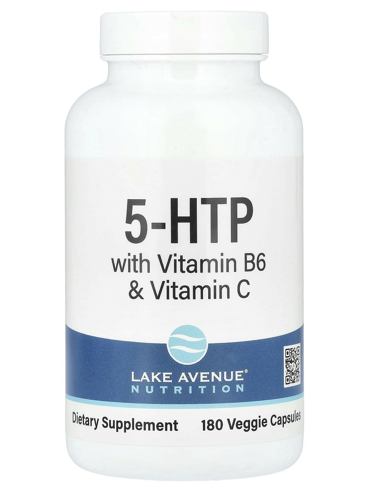 Lake Avenue Nutrition 5-HTP с витаминами B6 и C, 180 вегетарианских капсул