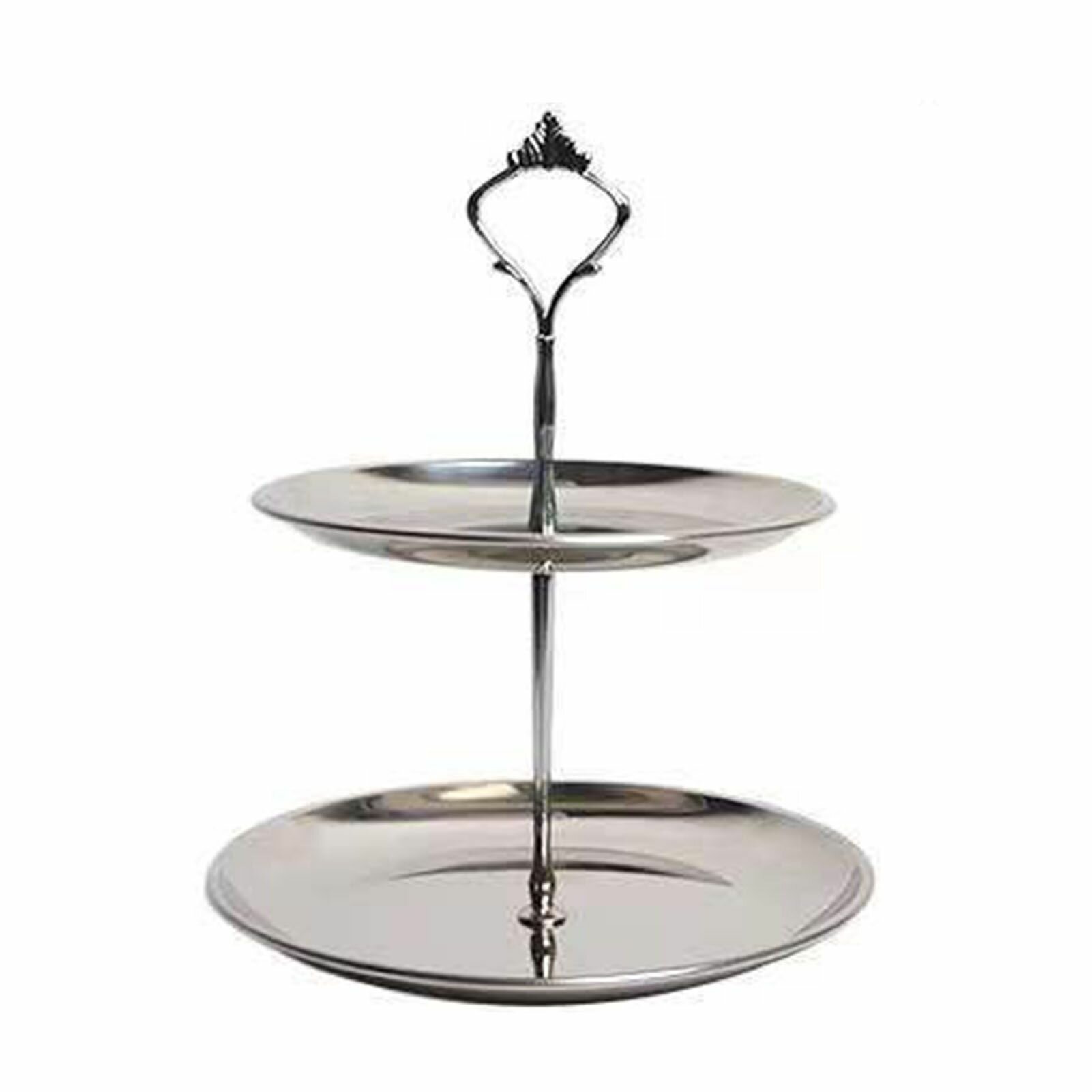 Настольная полка, 2 яруса, из нержавеющей стали, для ювелирных изделий