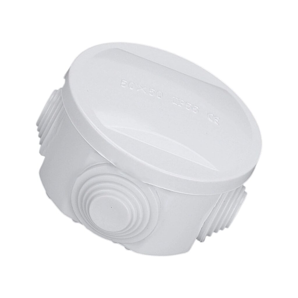 1 решетчатая водонепроницаемая распределительная коробка с резиновой заглушкой, наружный блок питания для мониторинга в помещении, кабельная герметичная коробка-50x50 мм