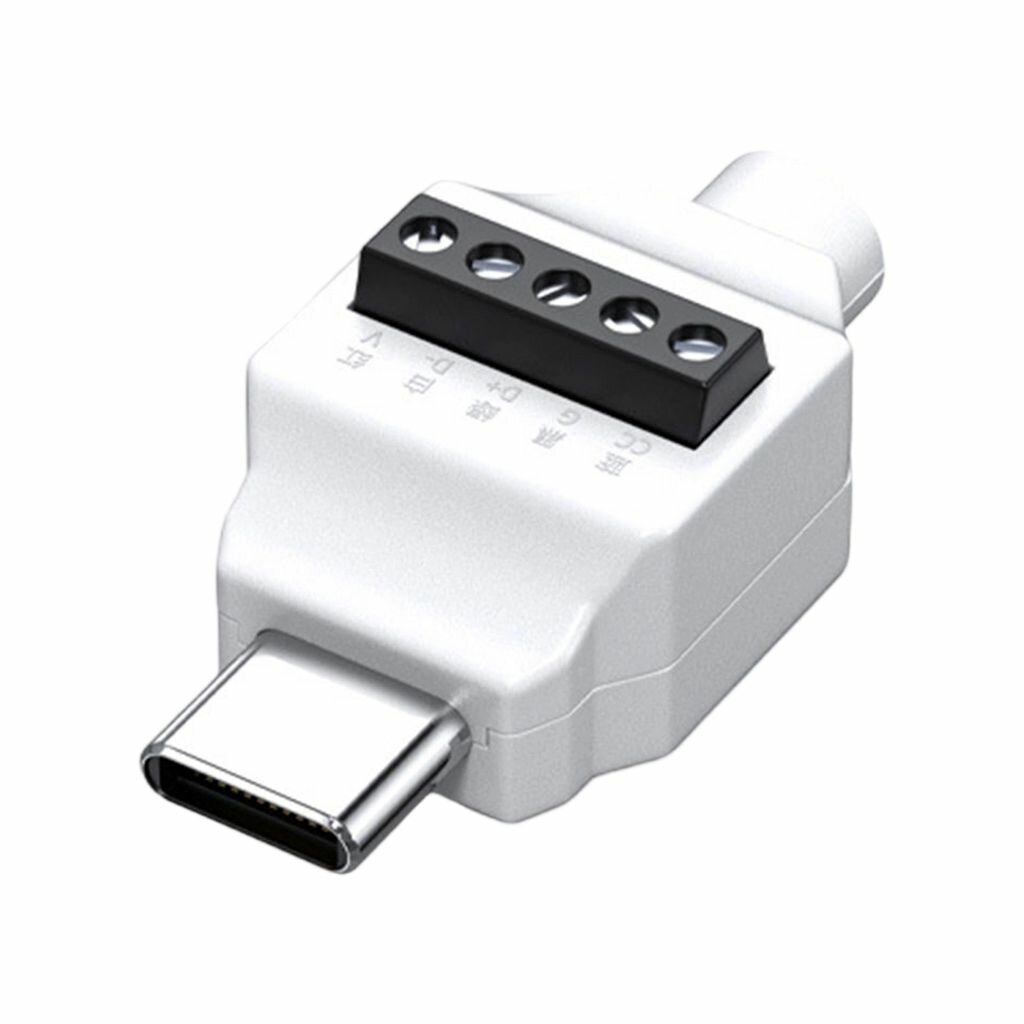 Штекерный разъем для кабеля передачи данных без припоя типа C-5Pin