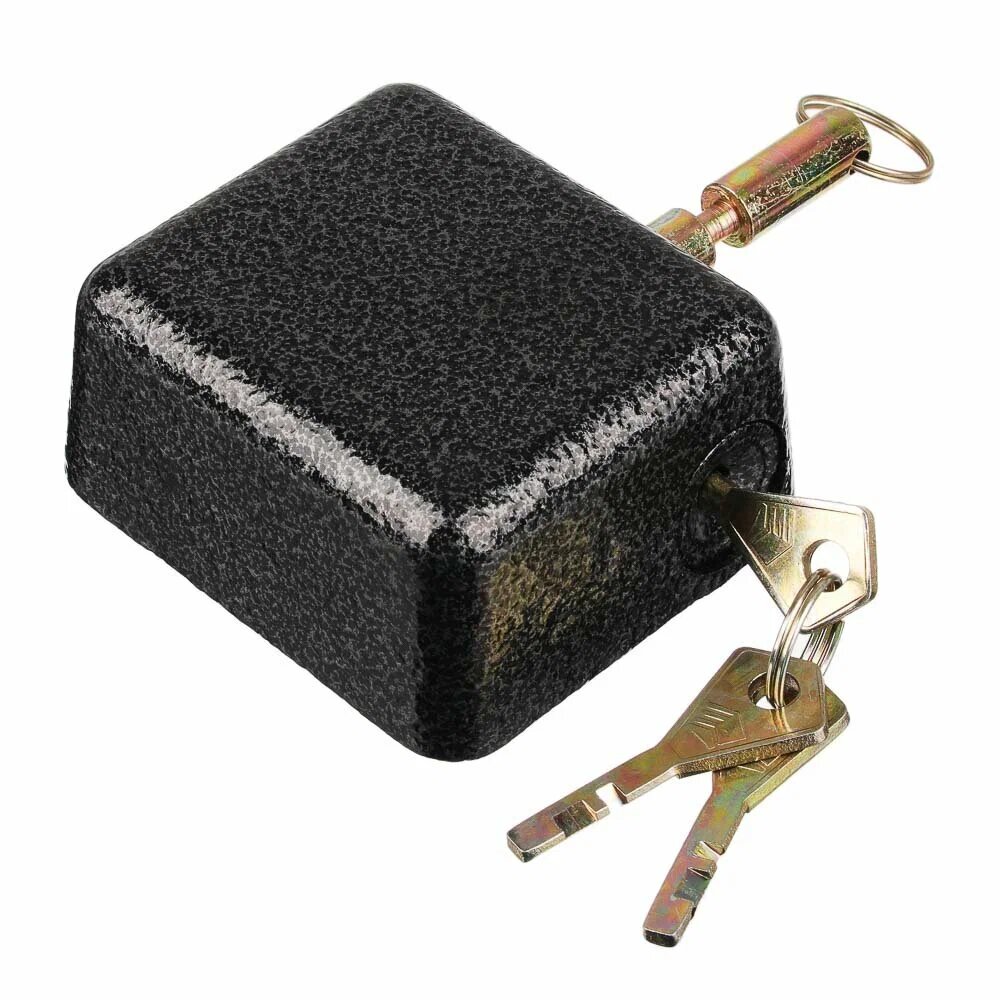 Замок навесной гаражный с потайной дужкой 80 мм Гаражный/ замок дверной 8 на 8 см.