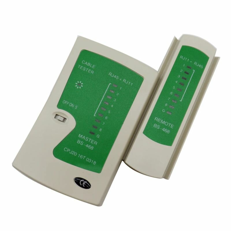 Тестер сетевого кабеля RJ45 RJ11Cat5 Cat6 Тестер сетевого кабеля LAN Детектор телефонной линии Набор инструментов для отслеживания