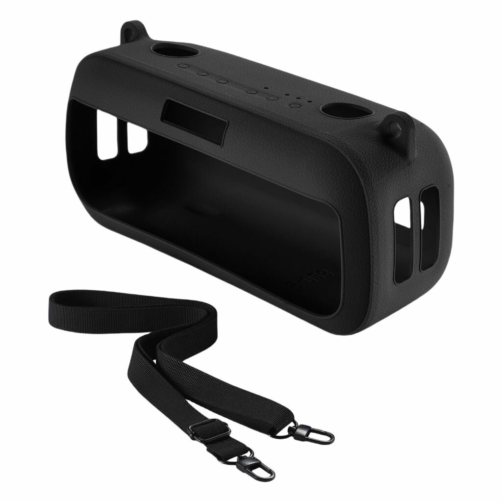 Запчасть для аудиотехники, Силиконовый защитный чехол для колонки Bose SoundLink Max - черный, 1 комплект