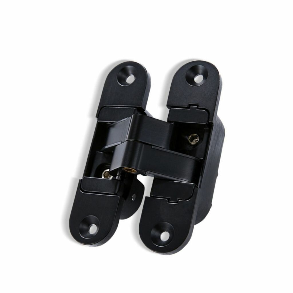 Невидимые дверные петли 180 градусов, Черный правый открытый
