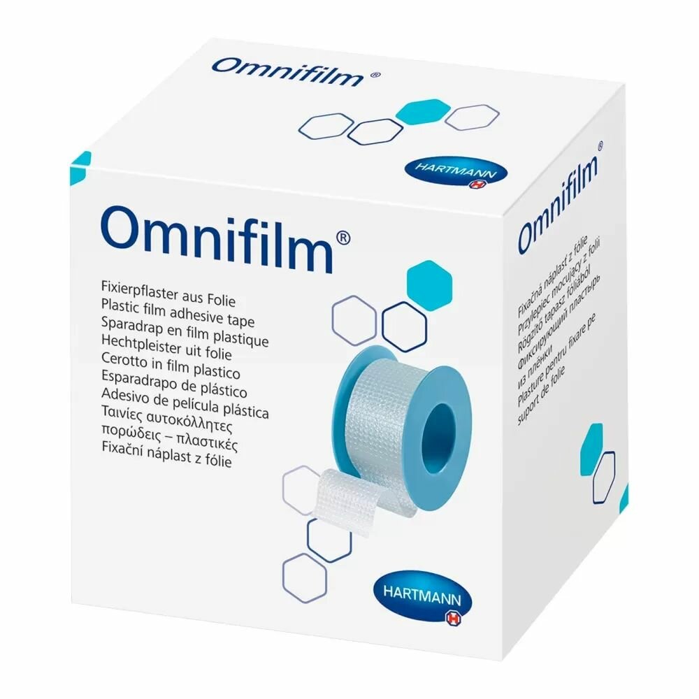 Пластырь Paul Hartmann Omnifilm 9004141 водостойкая фиксация гипоалергенный из прозрачной пленки 5 см 5 м