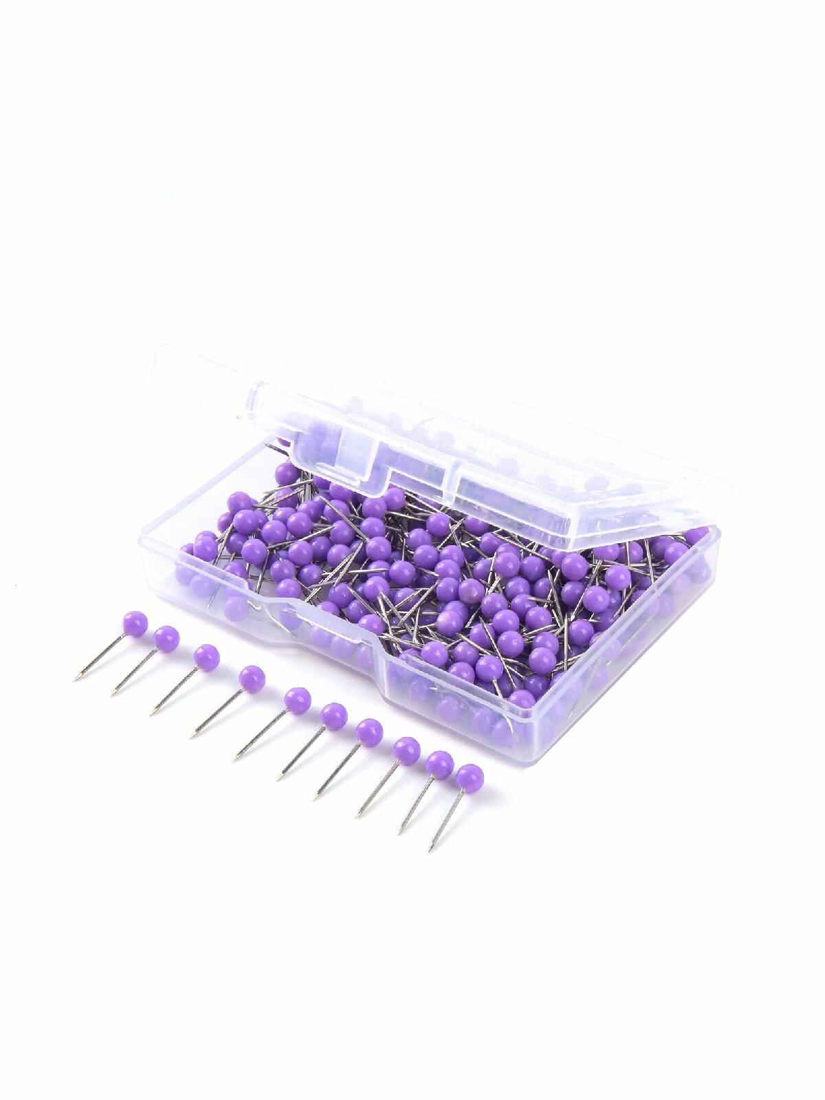 Шариковые булавки для шитья, 4 мм фиолетовый