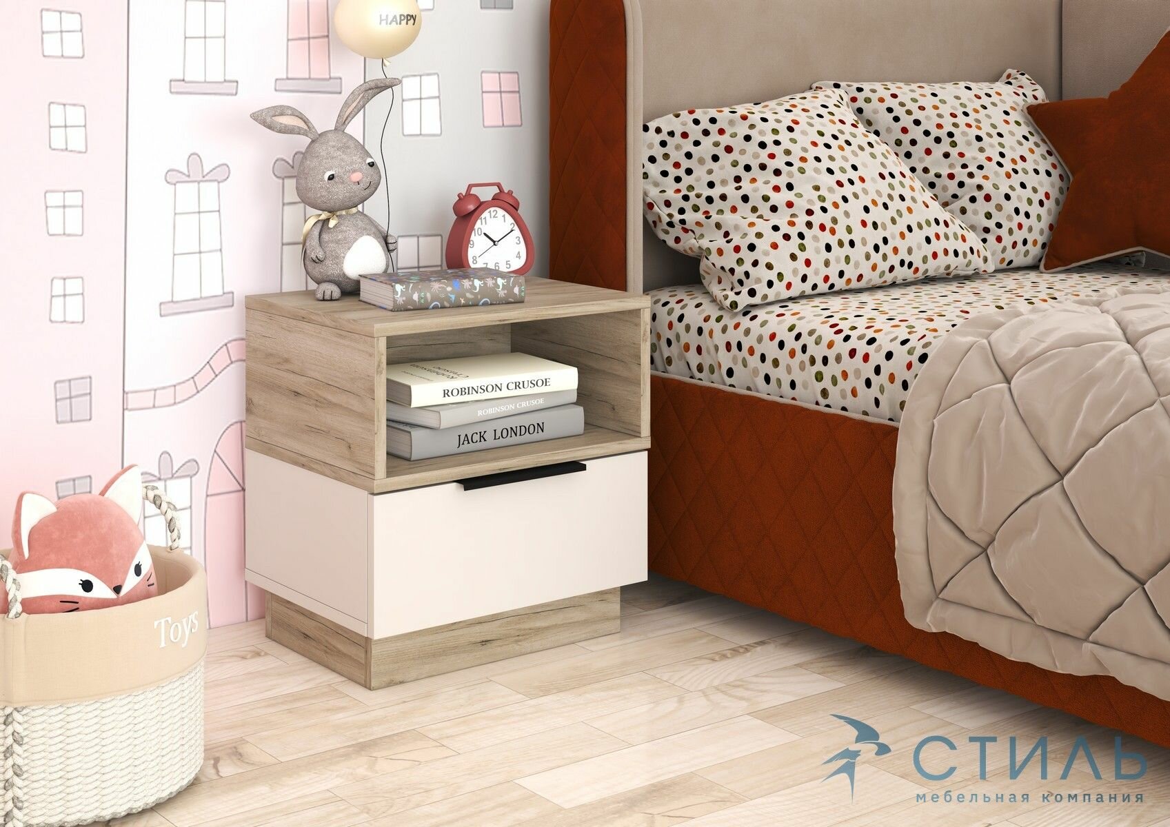 Прикроватная тумба Бохо ТМ-002 (Стиль)