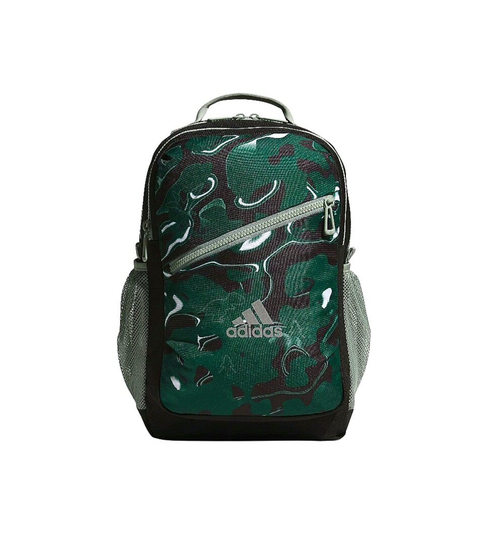 Рюкзак Adidas, компактный, городской, для женщин и мужчин, зеленый