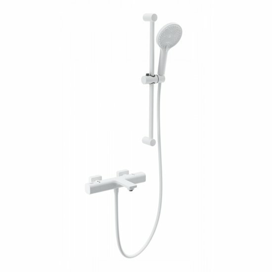 Смеситель для ванны и душа Wonzon & Woghand SOLID, Белый матовый (WW-C2011- A-MW)