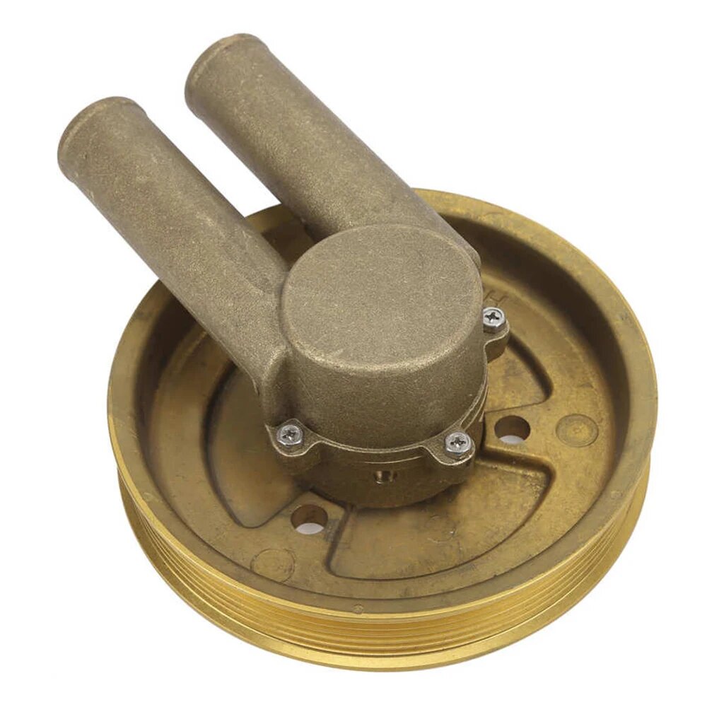 RESO Raw Sea крыльчатка водяного насоса с змеиным шкивом, замена 3812693 3862482 3857202 21214599 для Volvo Penta 3,0 4,3 Type 1