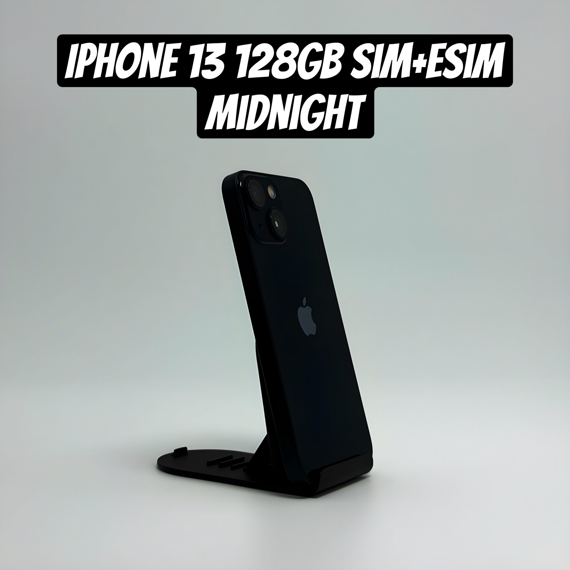 Смартфон Apple iPhone 13 128 ГБ, Dual: nano SIM + eSIM,RU, тёмная ночь