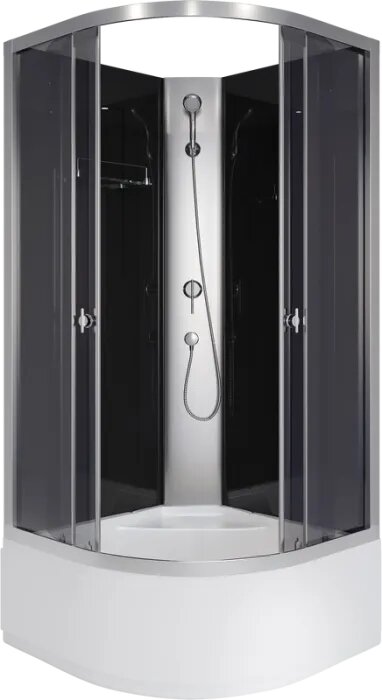 Душевая кабина Niagara Eco E80/40/TN/BK 80х80 см