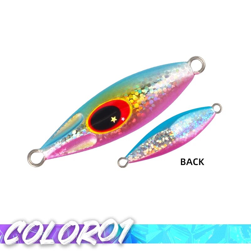 Magic Works Sea Metal Jig 7г/15г/30г/40г/60г для морской рыбалки 40g, COLOR 01