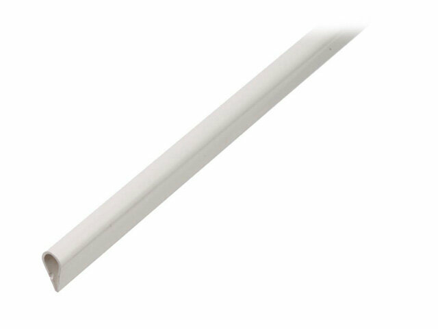 Зажим ПВХ белый 15x0,9х1000мм