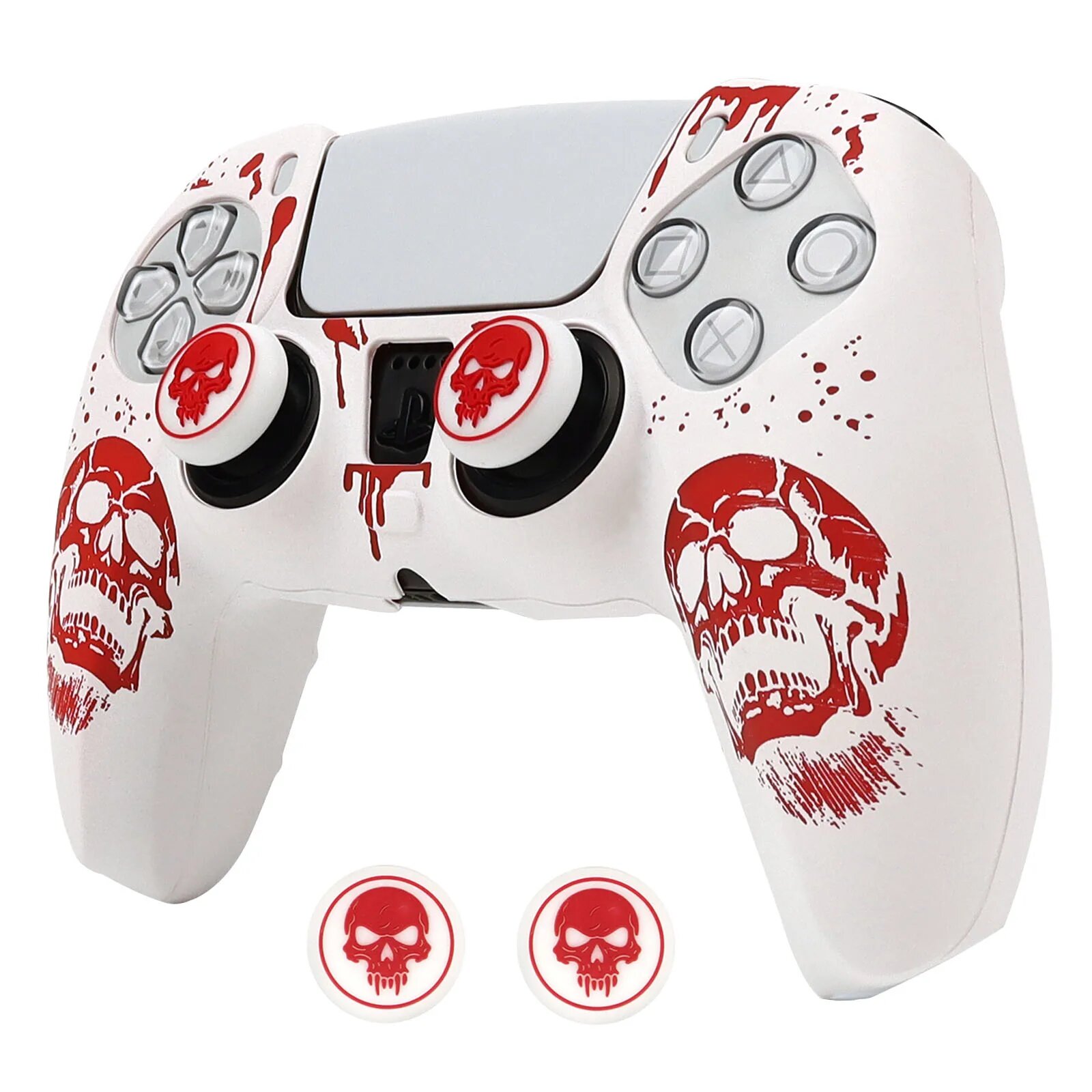 Силиконовый чехол для контроллера PS5 Ralan A0647 белый