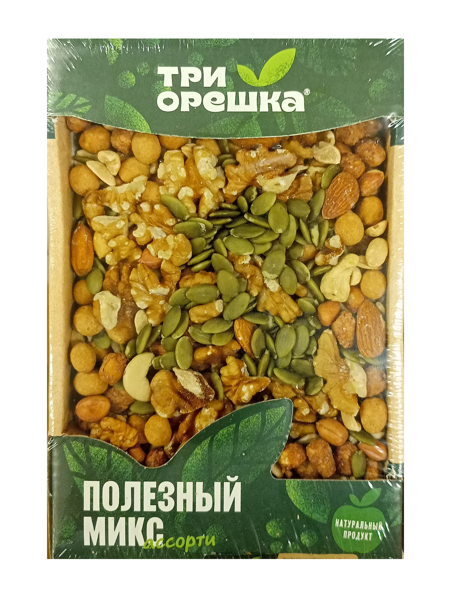 Ассорти орехов "Три Орешка", подарочный набор, 500гр, 1 упак