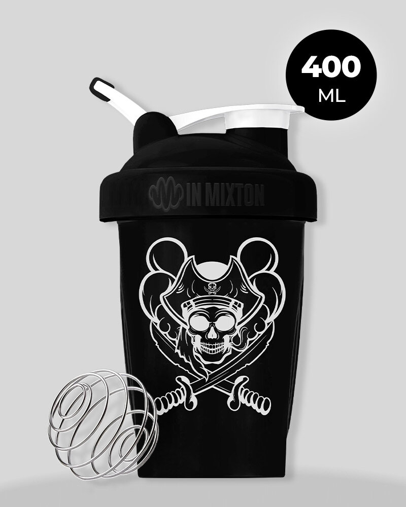 Шейкер для протеина и коктейлей спортивный inMixton 400 мл Черный