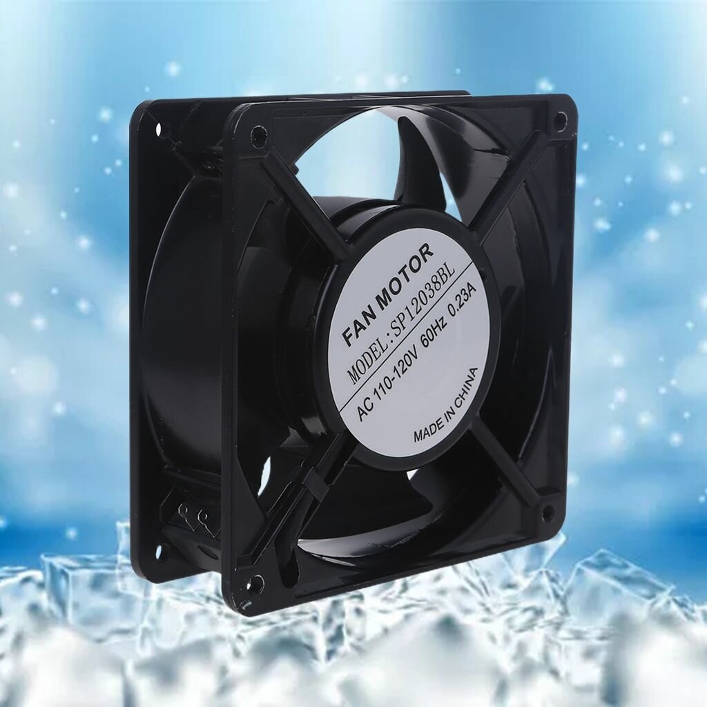 Для бесщеточного осевого вентилятора 12 В для керамической плиты деревянная пеллетная печь выхлопного оборудования охлаждение 120x38 мм