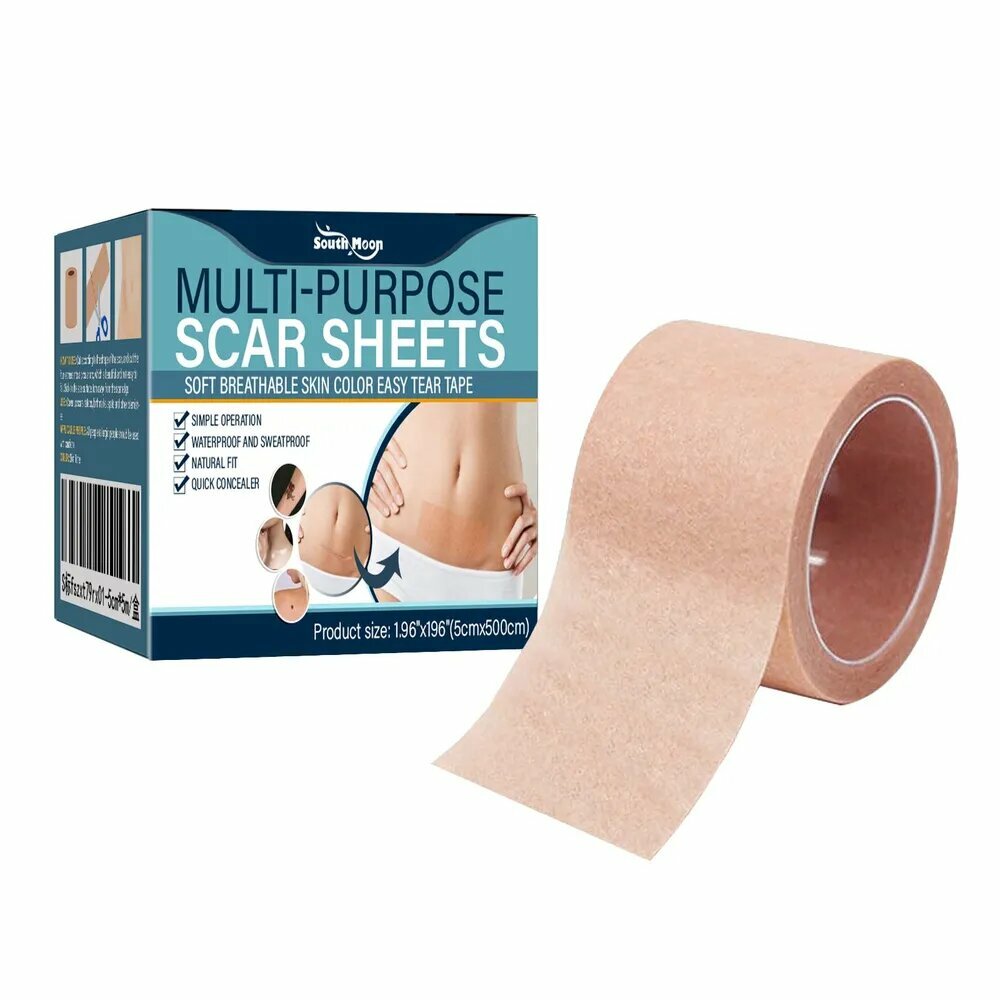 Маскирующий пластырь South Moon, 5 5 см, водостойкий, для шрамов, тату и родинок, дышащий, 1 шт