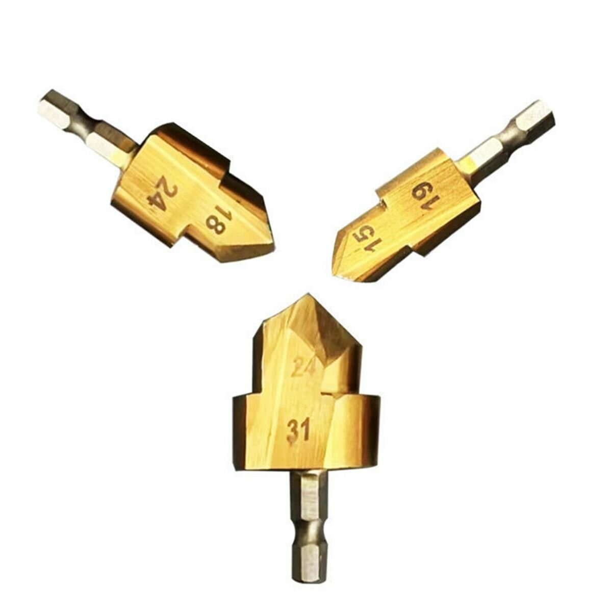 Набор подъемных сверл PPR для водопроводных труб, 4/6, высокоуглеродистая сталь, желтый