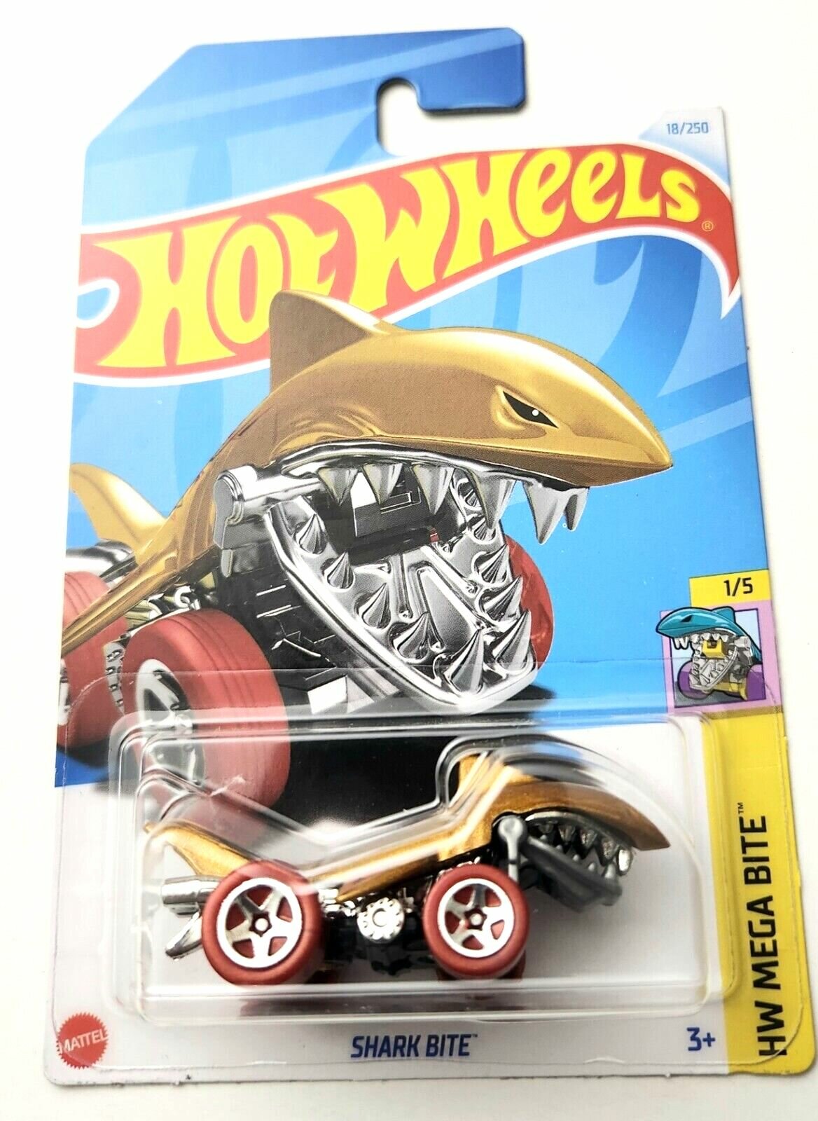 Машинка коллекционная Mattel Hot Wheels 2024 C4982 SHARK BITE