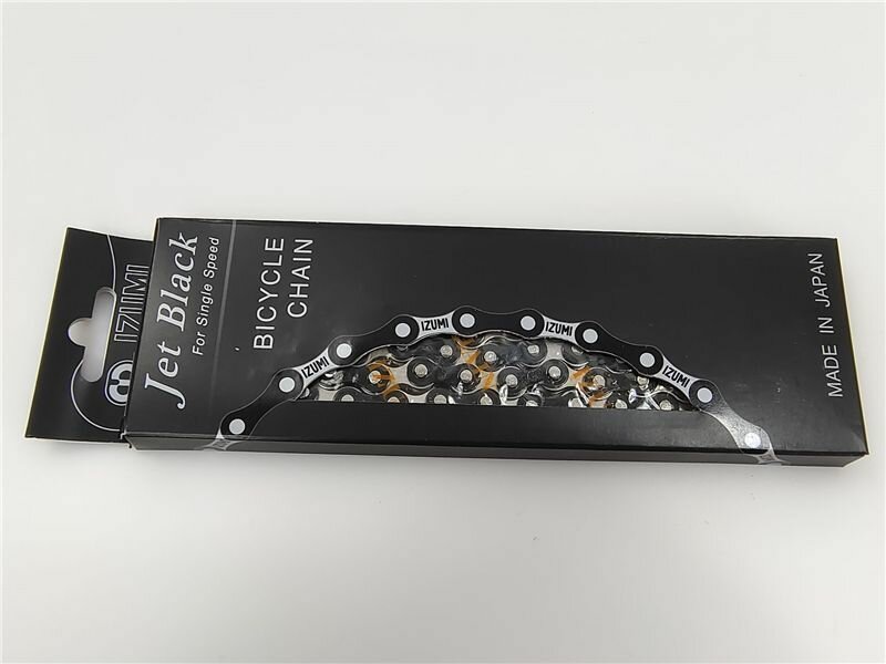 Цепь велосипедная izumi JET, японская односкоростная цепь с фиксированной передачей, 1/2*1/8 * 100л