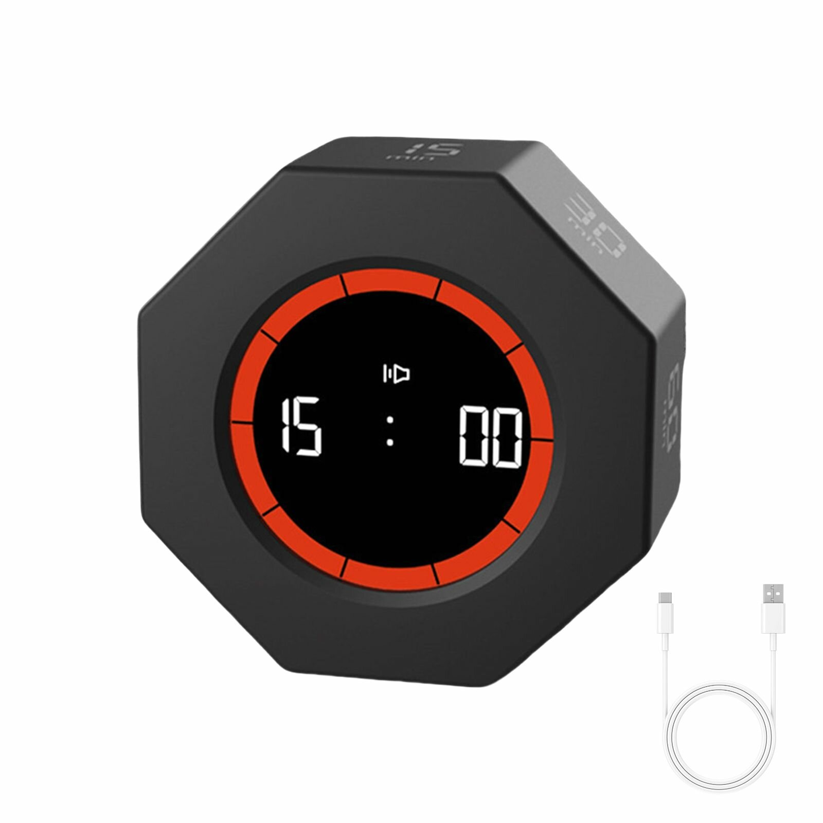 Большой таймер c прорезаемым автоматическим поворотным краном и механической коробкой