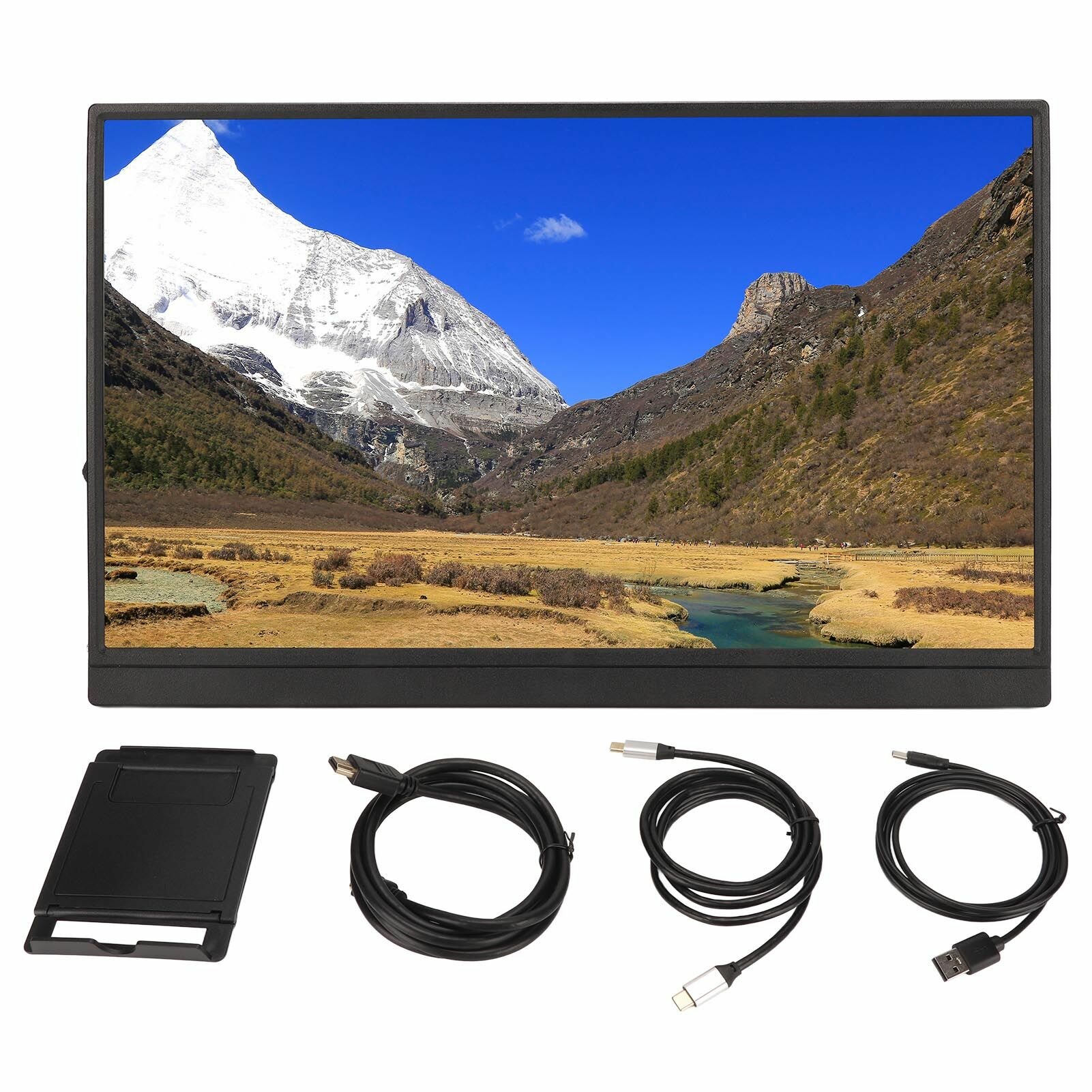 Портативный монитор 17.3" 1080P IPS, HDMI Type-C, для PS5/XBOX/ПК, черный