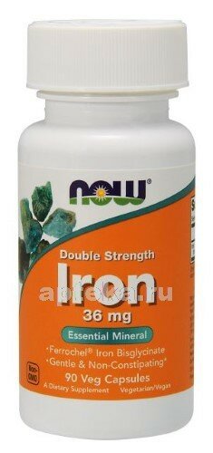 NOW железо двойной силы 36МГ