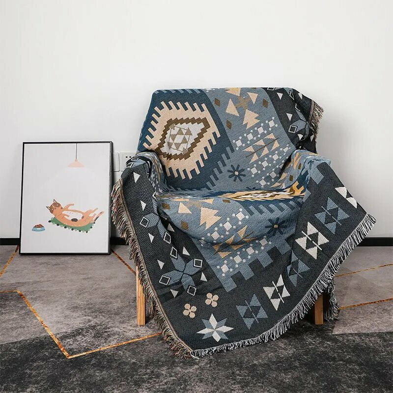 Плед жаккардовый blanket 04 , Шелковый софт, 160 см х 130 см