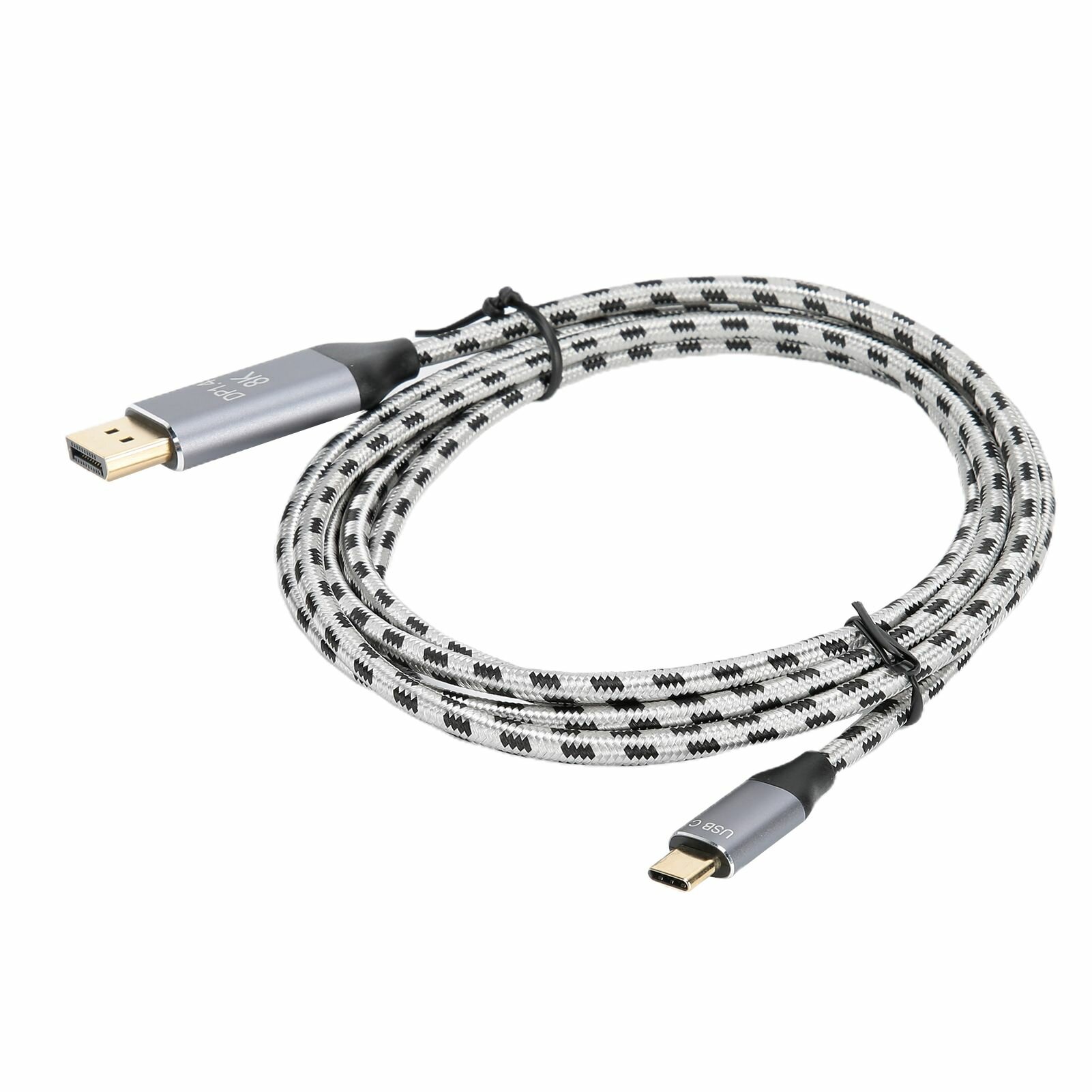 Кабель Type-C DisplayPort 8K@60 Гц, 1,4, IOS-ноутбук, серебристый, 1 м