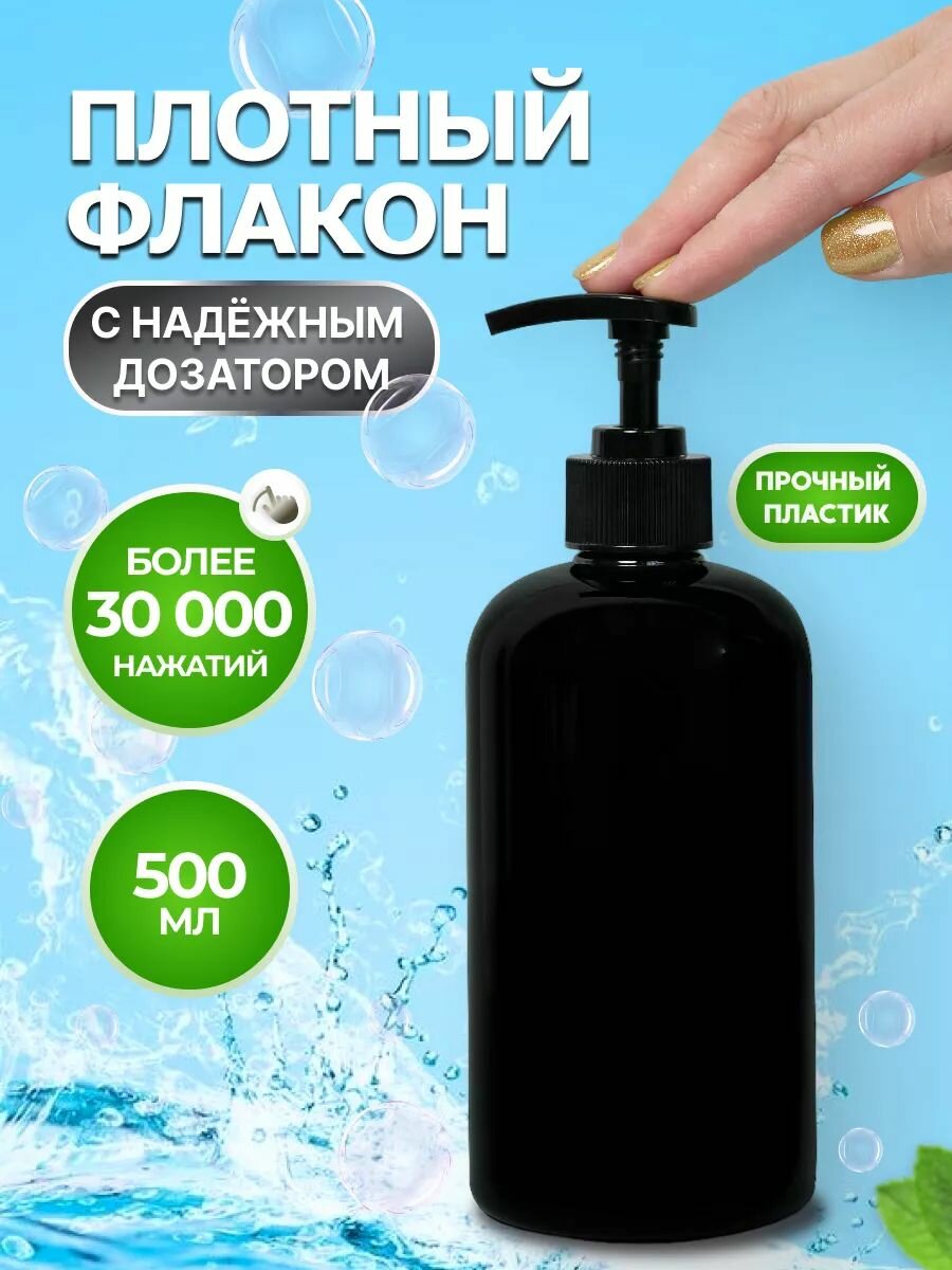 Флакон с дозатором для жидкого мыла и моющих средств