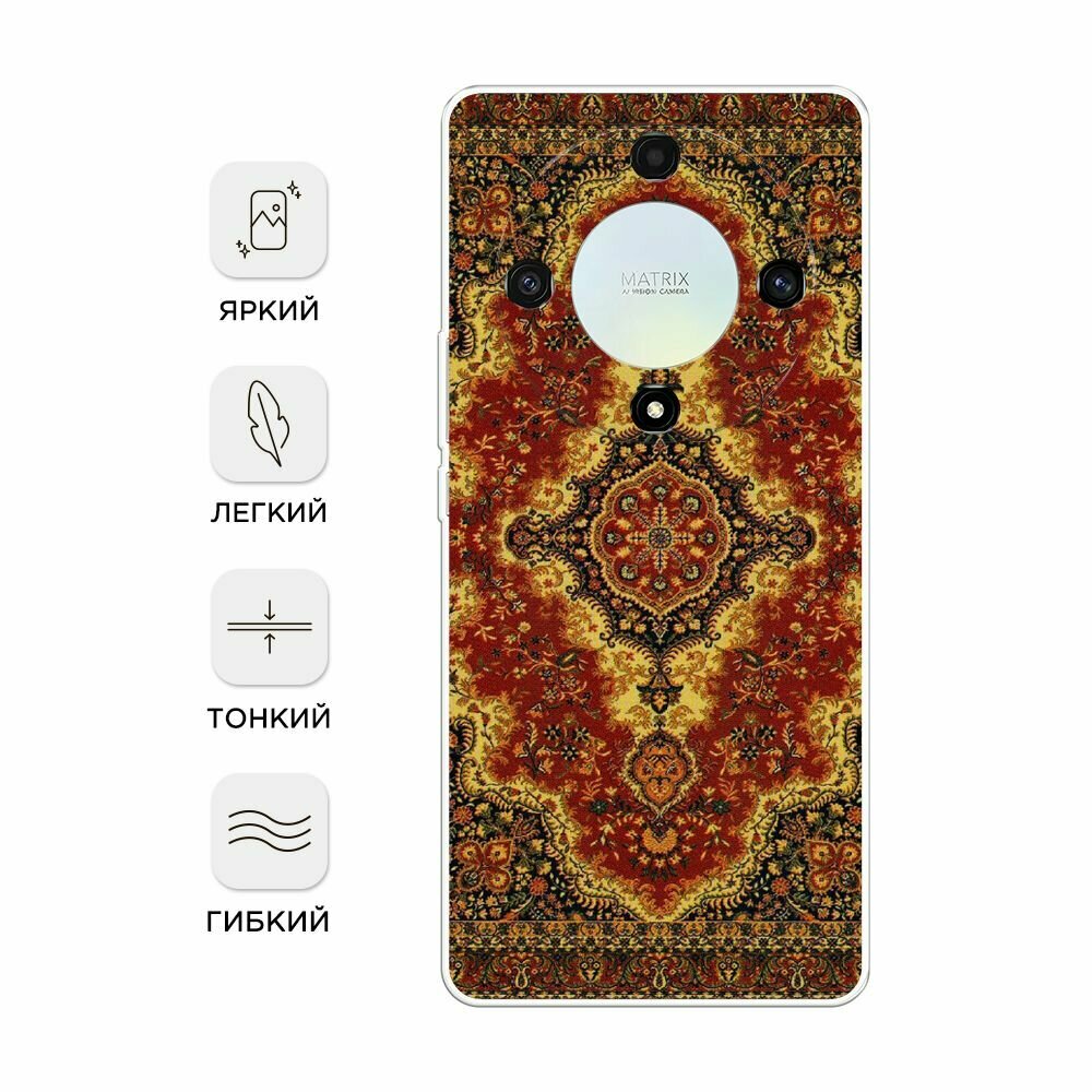 Силиконовый чехол на Honor X9A / Хонор X9A с принтом "Ковер" — фото 1