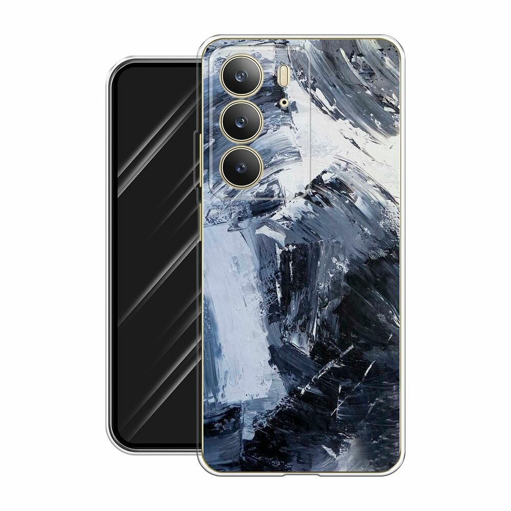 Чехол на Realme C75 4G / Реалми C75 4G с принтом "Абстракция живопись" — фото 1