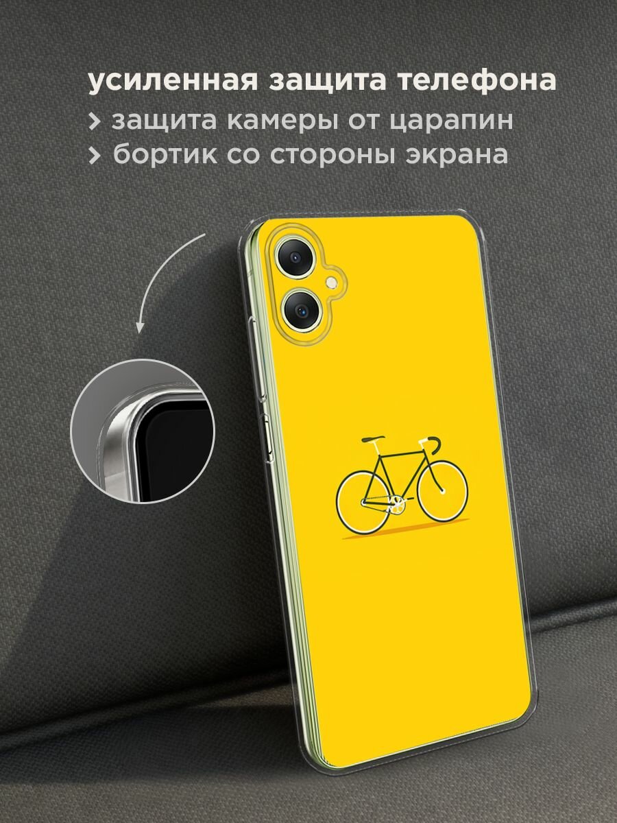 Чехол на Samsung Galaxy A06 / Самсунг Галакси А06 с принтом "Хобби велосипед 1" — фото 1