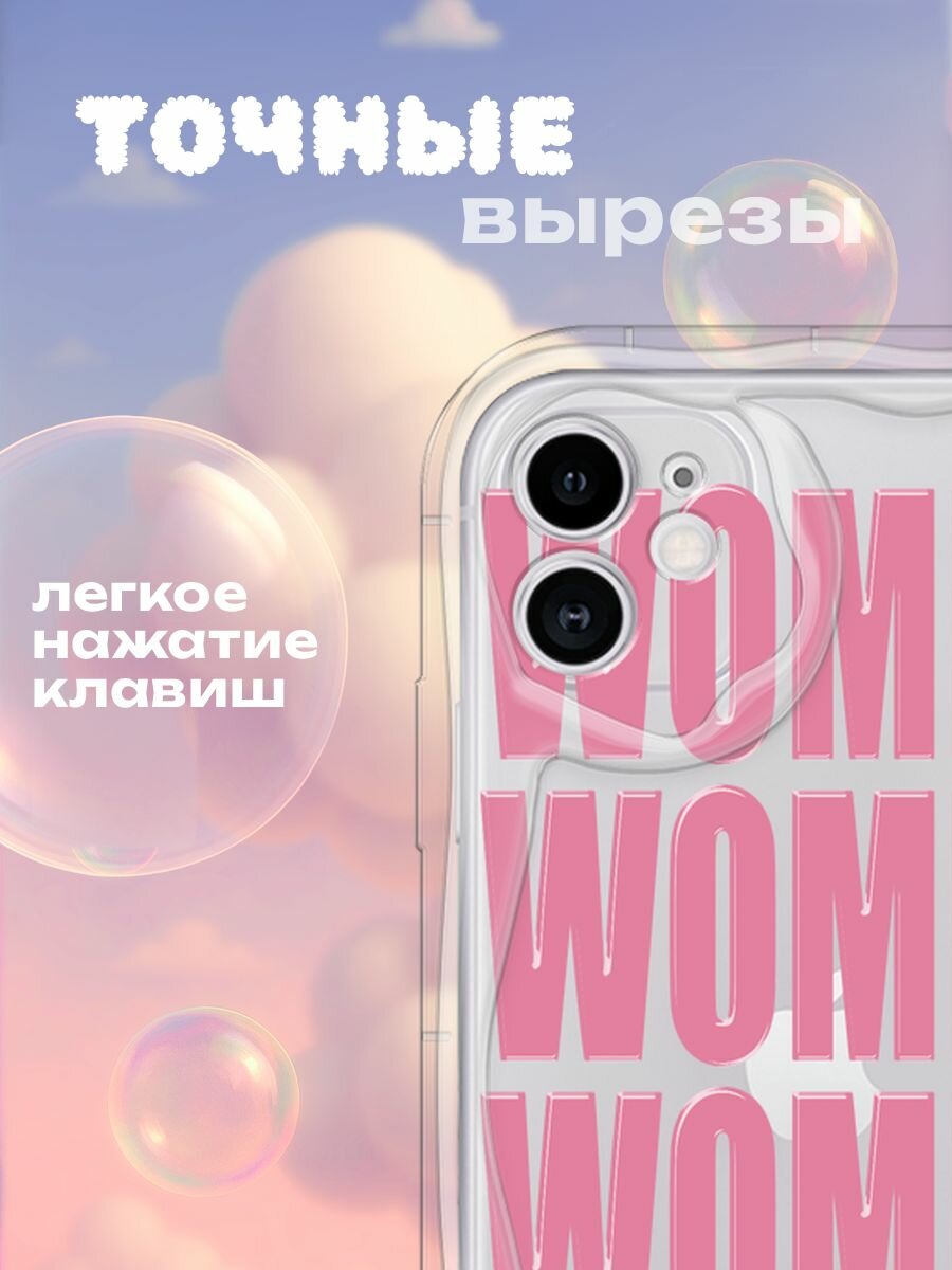 Чехол на Apple iPhone 11 / Айфон 11 с принтом WOMEN 2, прозрачный — фото 1