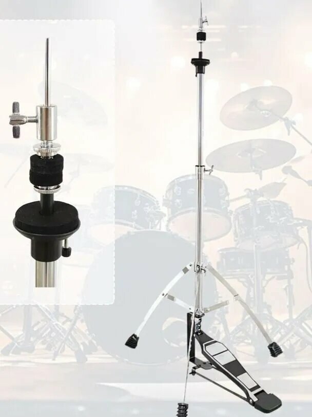 Стойка для Hi-hat, Стойка для тарелки hi-hat, регулируемая по высоте подставка для тарелок