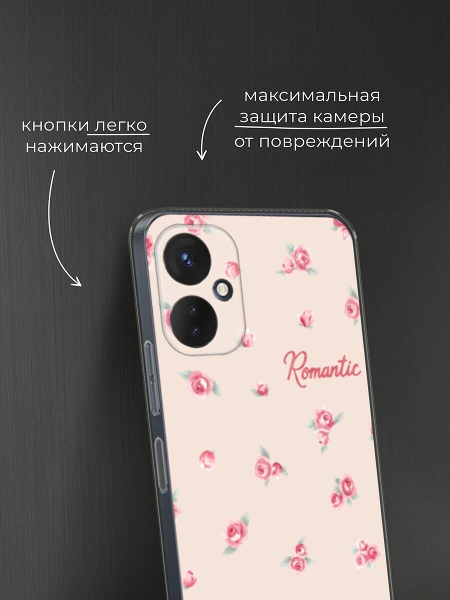 Чехол на Tecno Spark 9 Pro / Техно Спарк 9 Про с принтом "Romantic" — фото 1