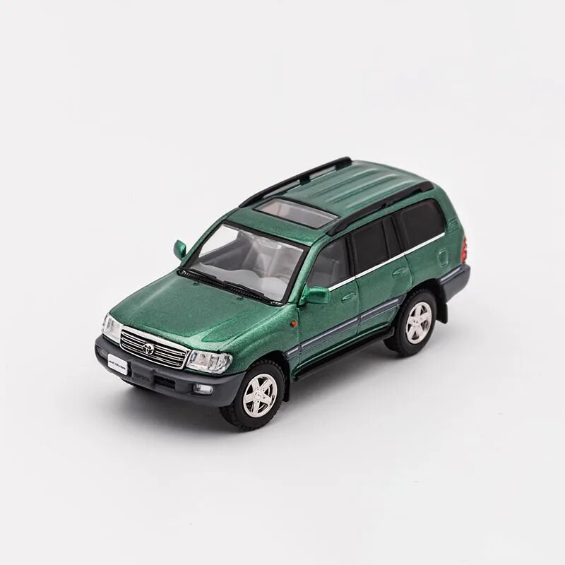 Литой под давлением оригинальный масштаб 1:64 Land Cruiser 100, имитация модели автомобиля из сплава, коллекция украшений, игрушка в подарок, сувенир Изумрудный, D