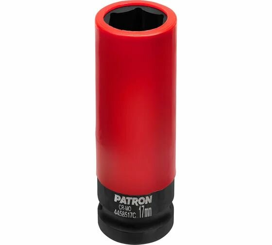 Головка ударная глубокая для литых дисков с защитным кожухом 17мм, 1/2" PATRON
