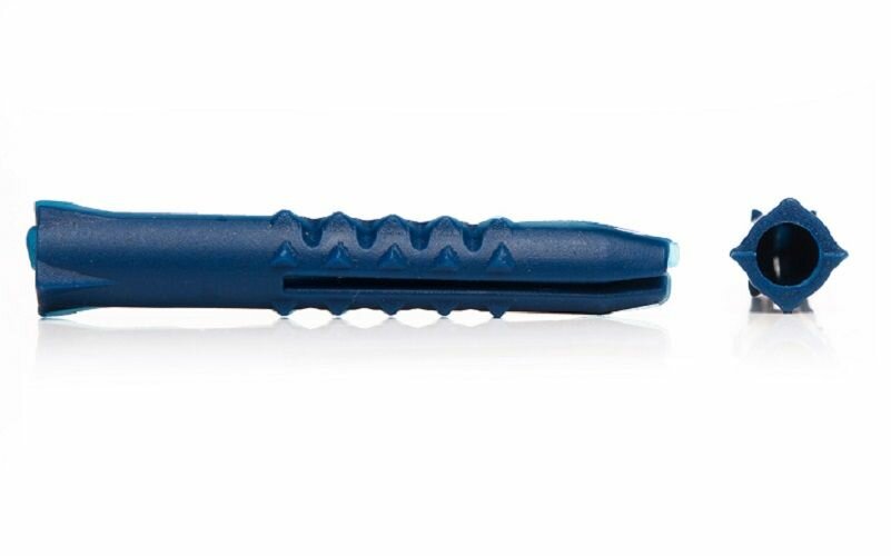 Набор дюбелей Крепдил длина 50 мм, диаметр 8 мм, полипропиленовые, 50 шт