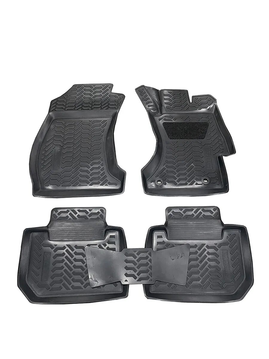 Коврики в салон с подпятником для Subaru Levorg (14-20)